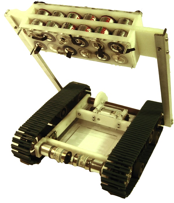 MATLAB code of motion equations for vertical balancing treaded rover