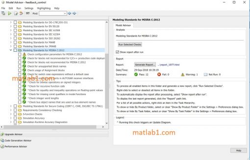 MISRA C standard in Simulink by a simple example — MATLAB Number ONE