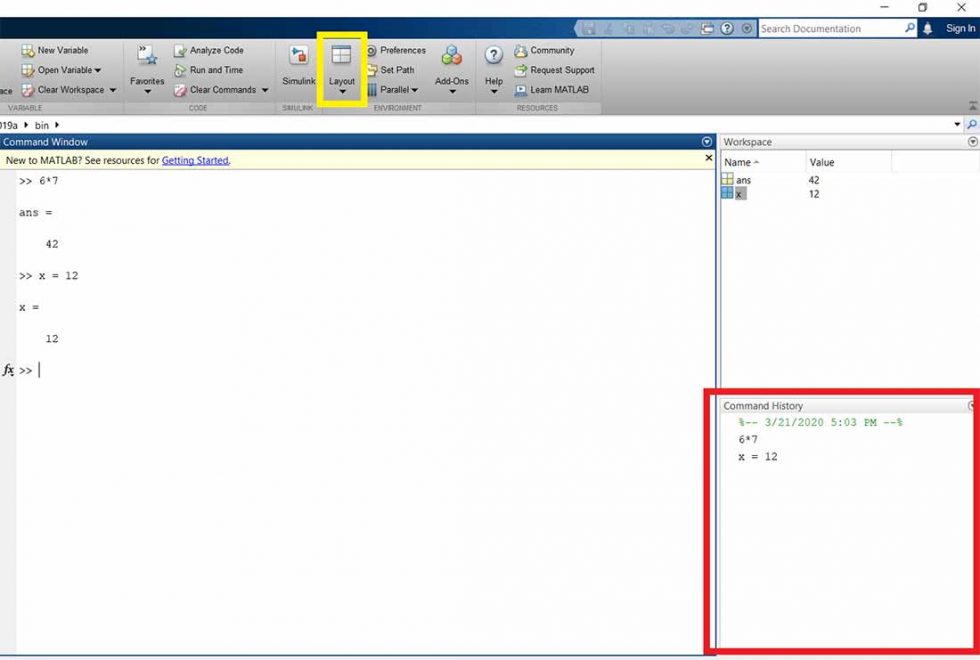 Session 02: Familiarity with the MATLAB environment — MATLAB Number ONE Session 02: Familiarity with the MATLAB environment — MATLAB Number ONE